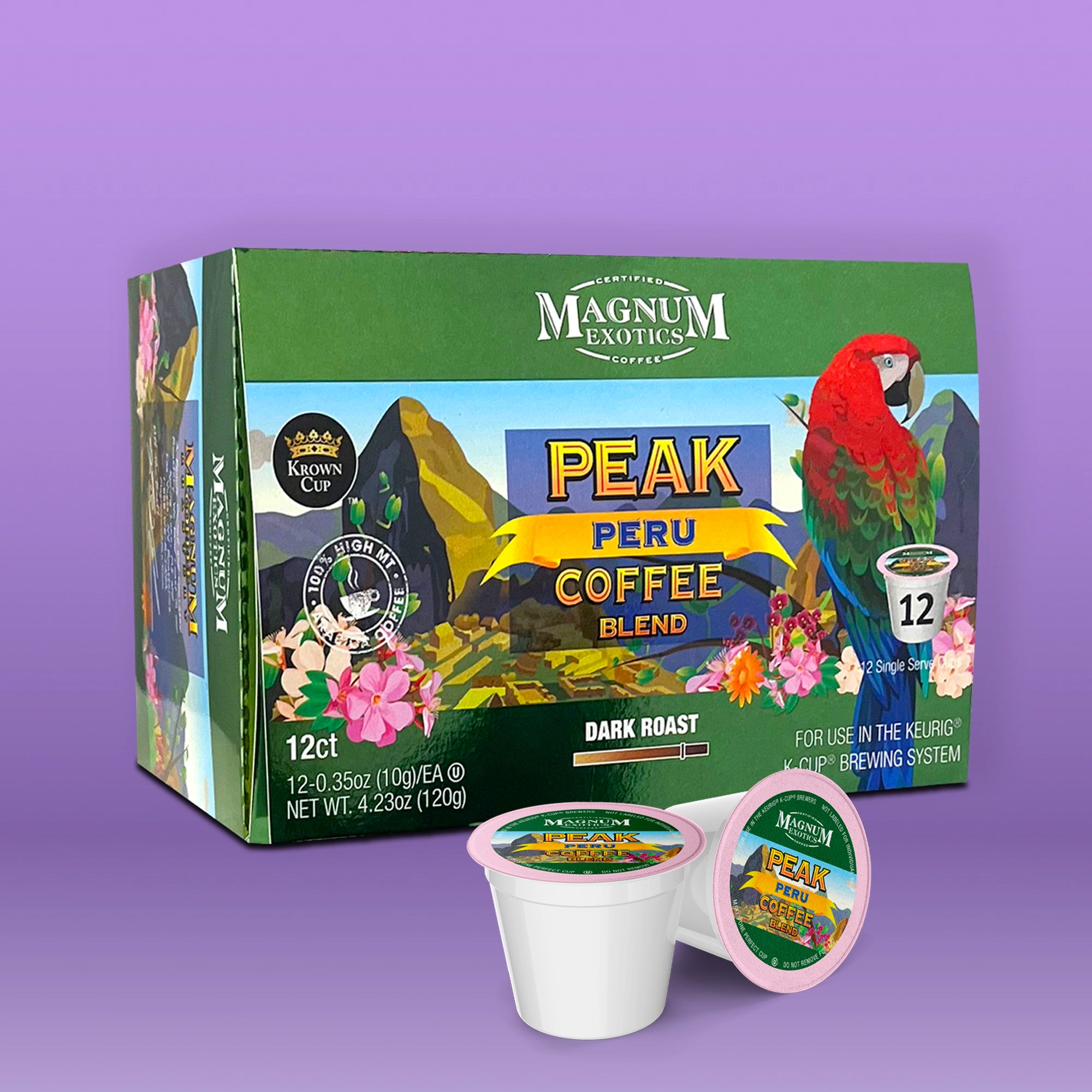 Peak Peru Blend Single Serve Cups – magnumcoffee