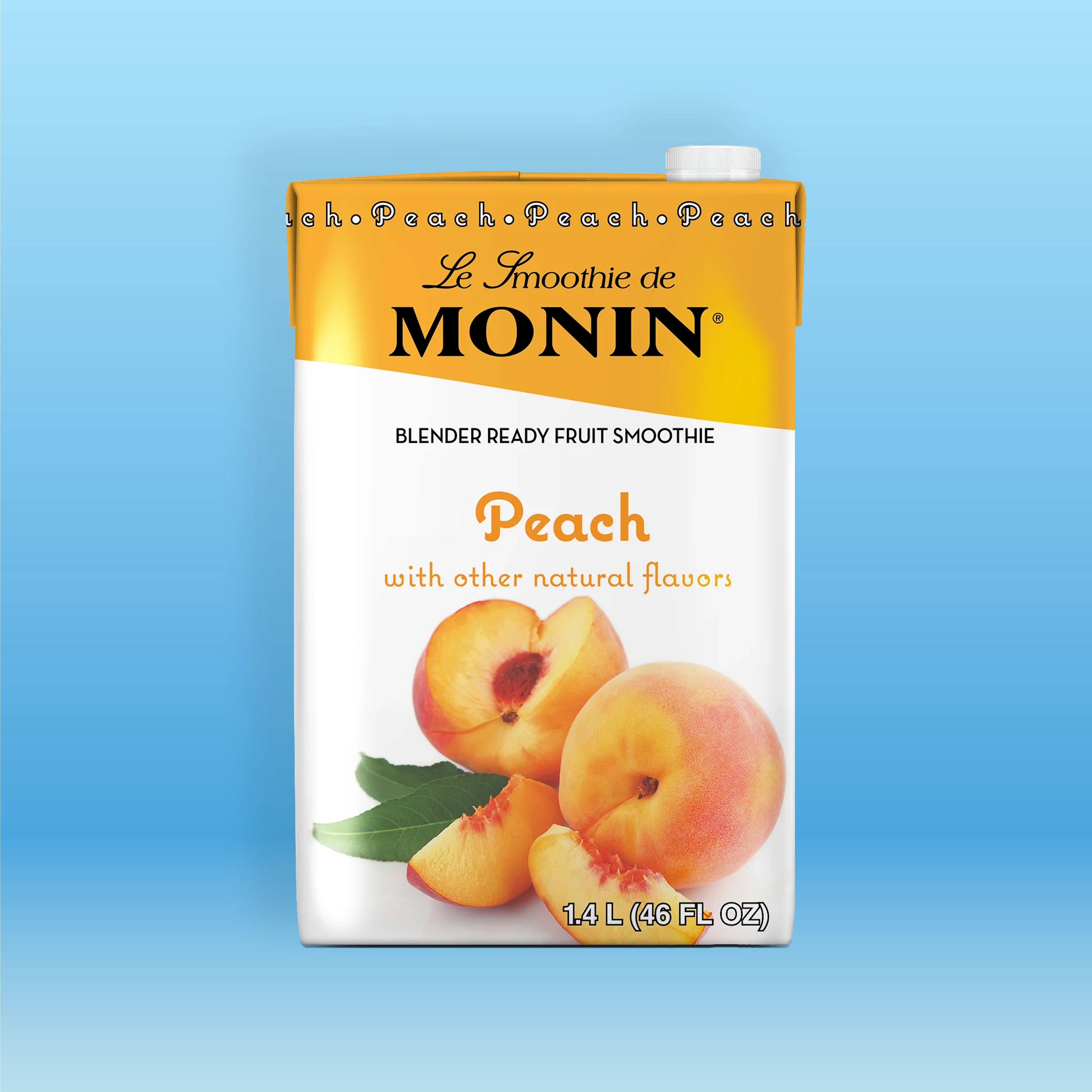 Monin Peach Fruit Smoothie Mix – magnumcoffee
