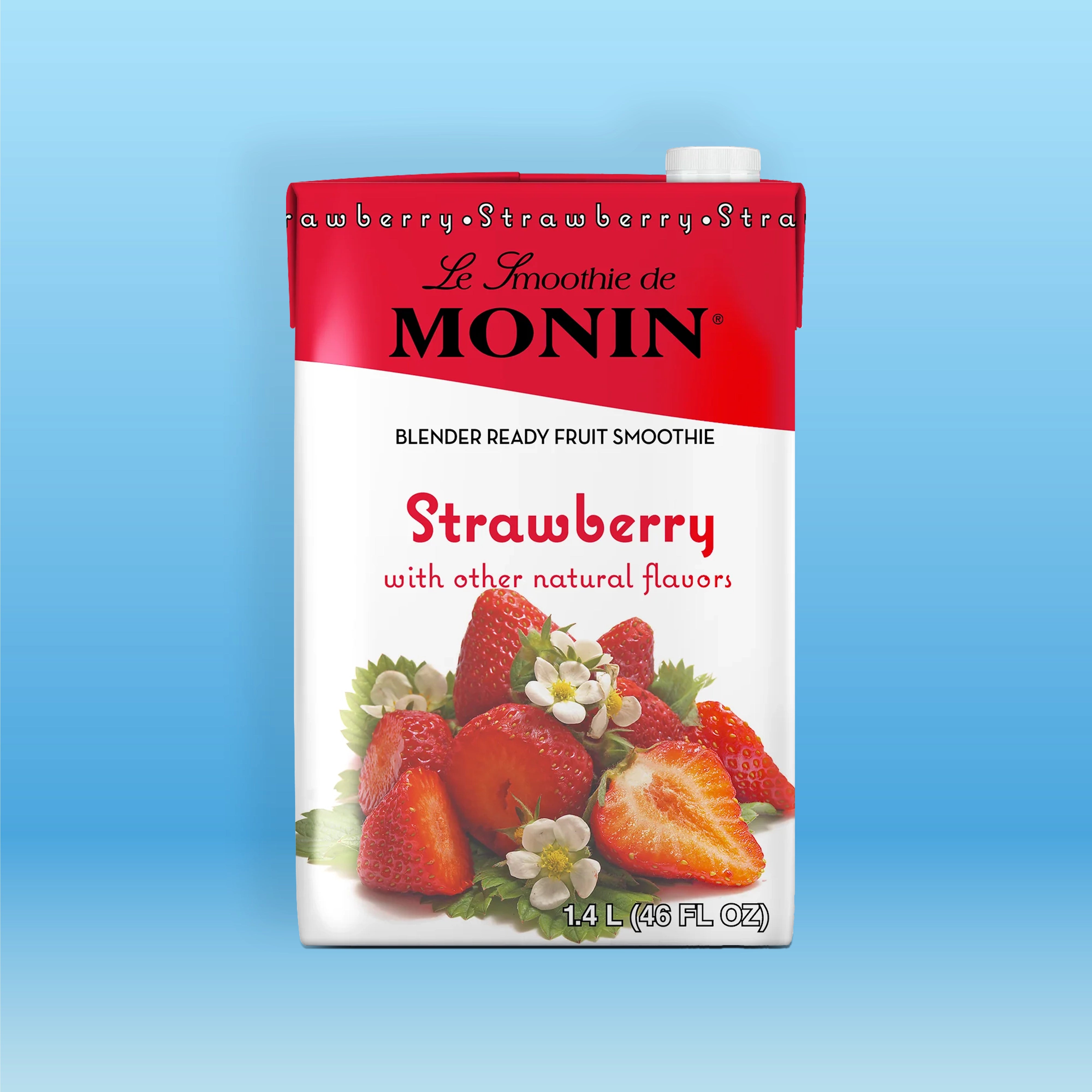Monin Strawberry Fruit Smoothie Mix – magnumcoffee